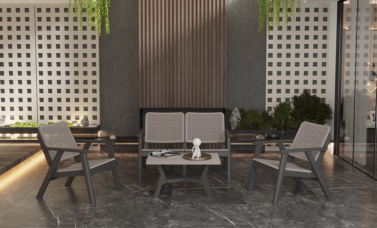 Panora İkili Koltuk - Sandalye Toptan ∣ Yeni Nesil Sandalyeler